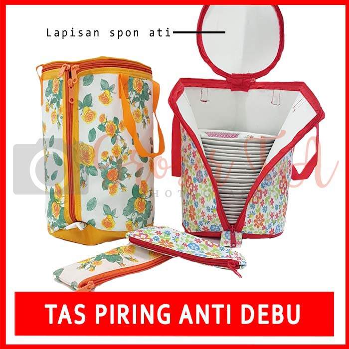 Jual GTA - Set Tas Piring + Sendok Tipe 2 Anti Debu Lapis Spon Muat 2,5 ...