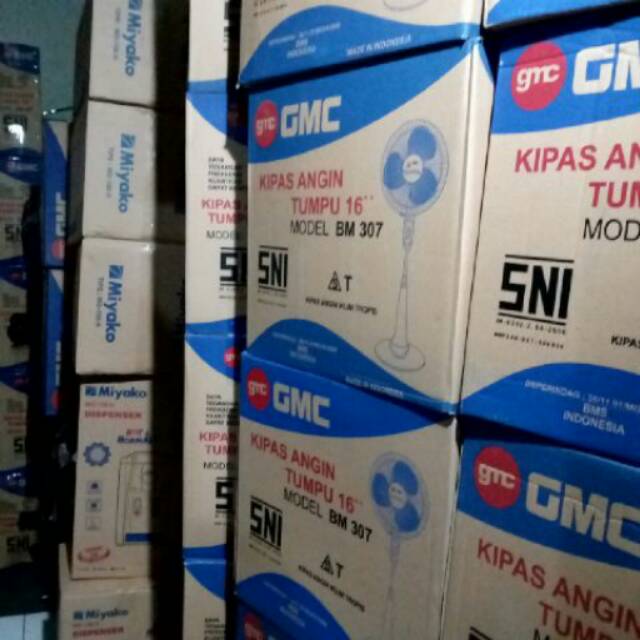 Jual Gmc stand fan/ kipas angin gmc berdiri 16inch | Shopee Indonesia
