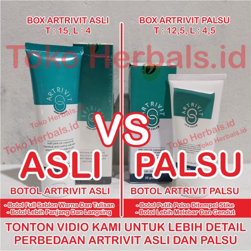 Jual Artrivit Asli Original Obat Cream Atasi Nyeri Sendi Tulang Dan ...