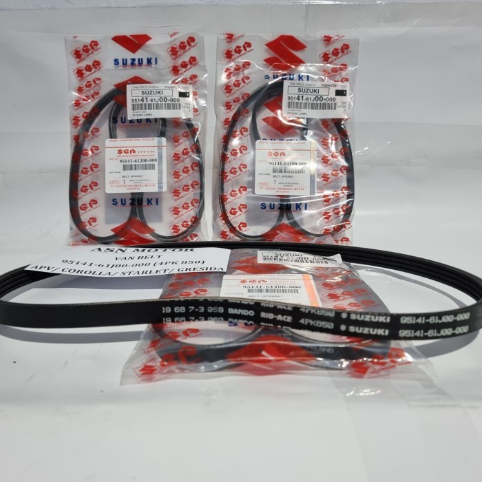 Jual FAN BELT VAN BELT 4PK 850 APV COROLLA STARLET GRESIDA GETZ TYPE ...