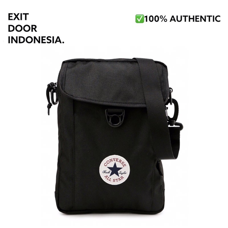 Jual Converse Cross Body 3 Mini Crossbody Bag - Black 100% Authentic ...