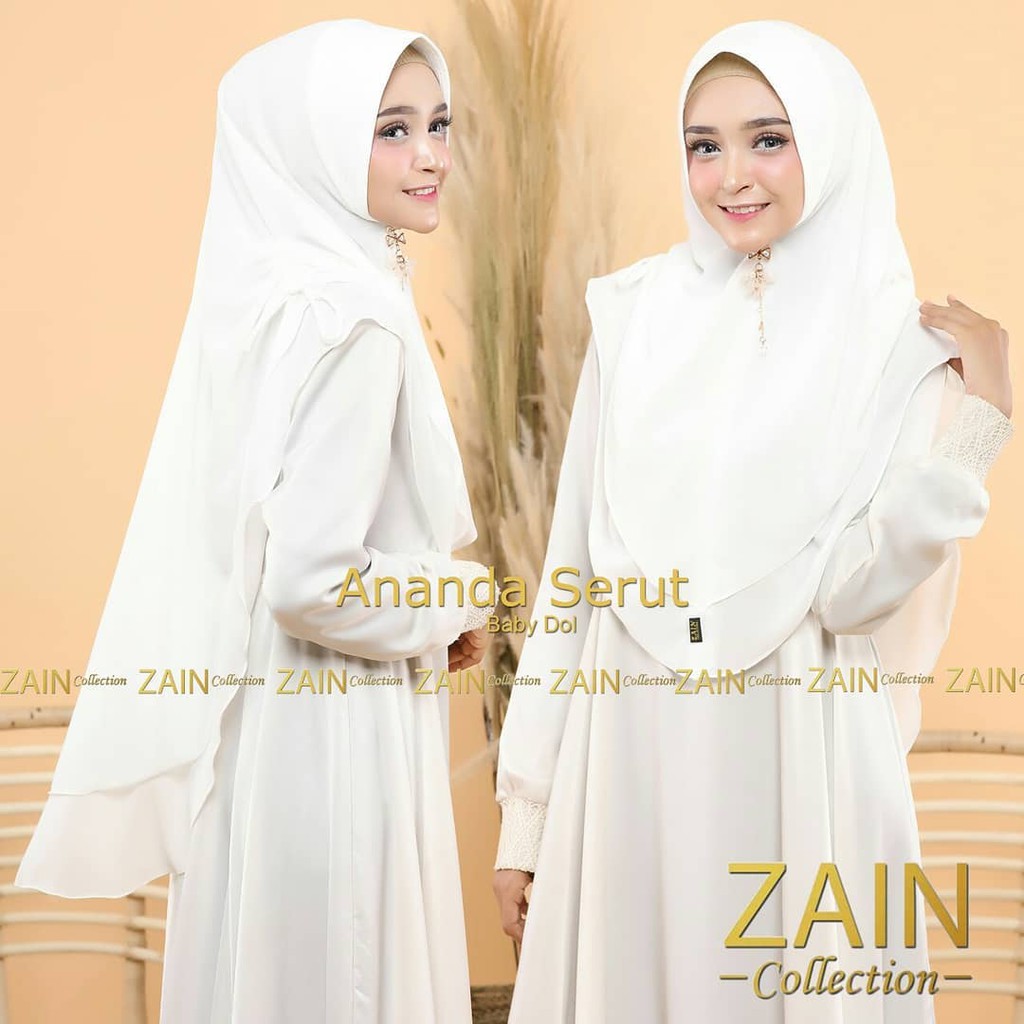 Jual JILBAB KHIMAR 2 LAYER / KHIMAR SYARI CERUTI ANANDA SERUT PREMIUM ...