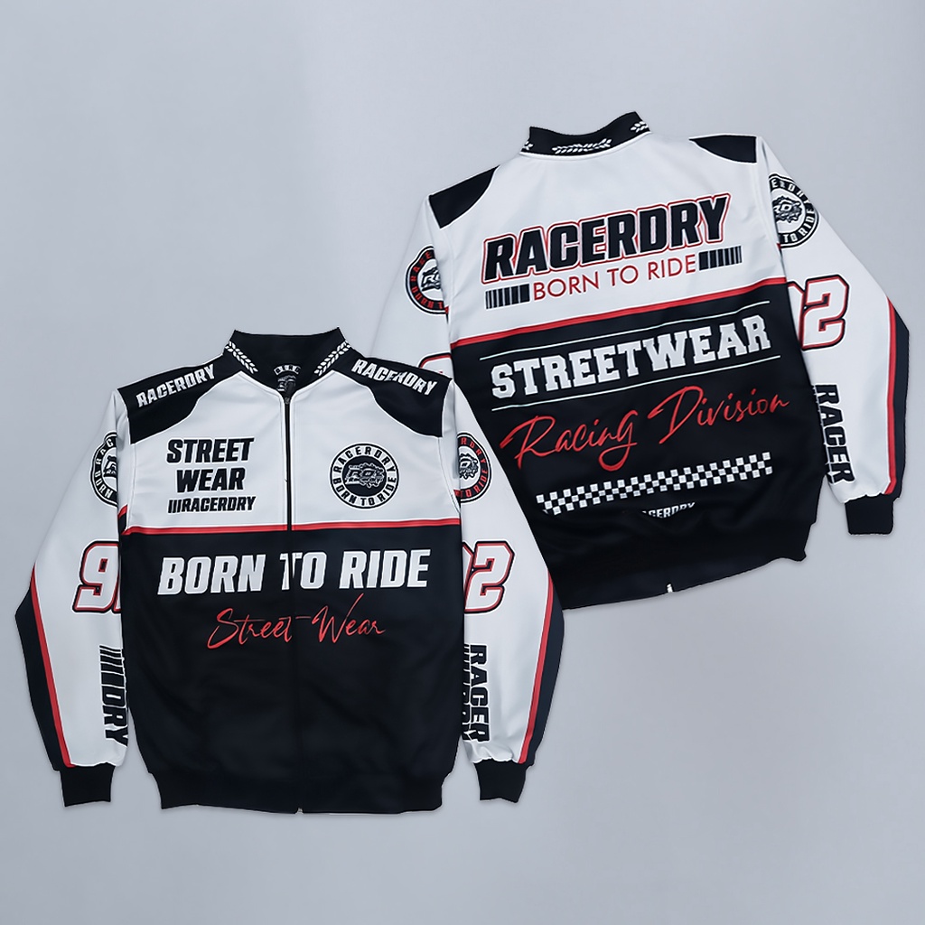 Jual Nascar Jacket Racing Jaket Varsity Pria Wanita Original Racerdry Jaket Motor | Shopee Indonesia