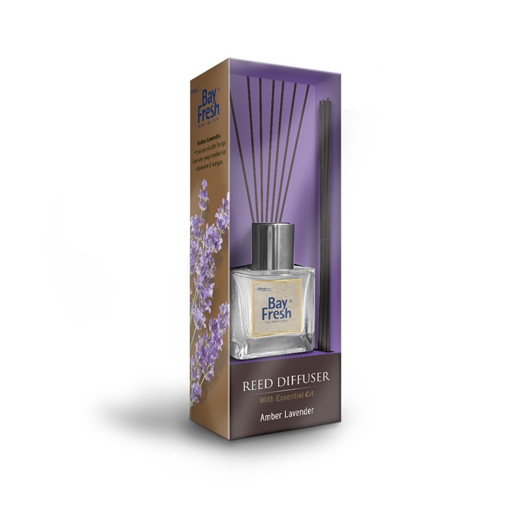 Jual Bayfresh Reed Diffuser Air Freshener Amber Lavender Regular 30 ml ...