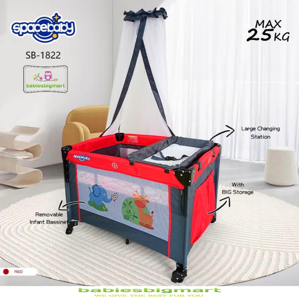 Jual Baby Box Tempat Tidur Bayi Pliko 828 - LR Spacebaby SB 1822 / SB ...