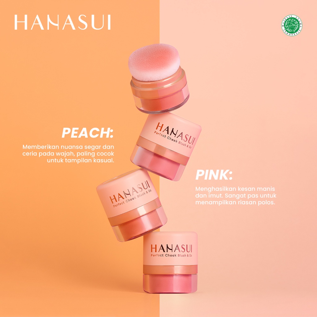 Jual HANASUI PERFECT CHEEK BLUSH & GO / HANASUI BLUSH ON / BLUSHON ...