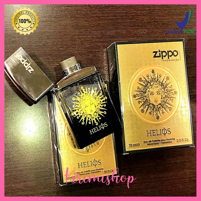 Jual ZIPPO HELIOS EDT 75ML FOR MEN Perfume ORIGINAL 100% | Shopee Indonesia