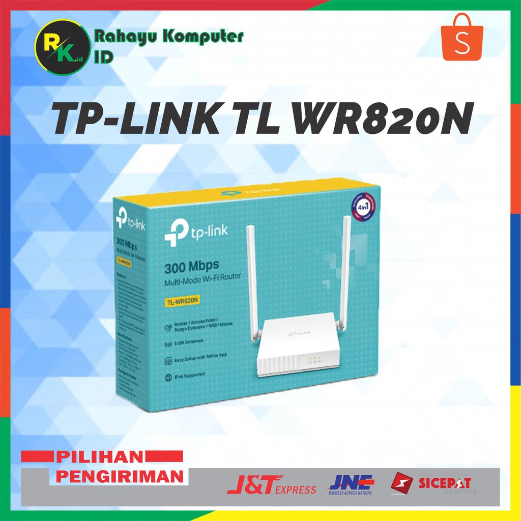 Jual TP-LINK TL WR 820N 300mbps Wifi/Wireless Router TP LINK WR820N ...