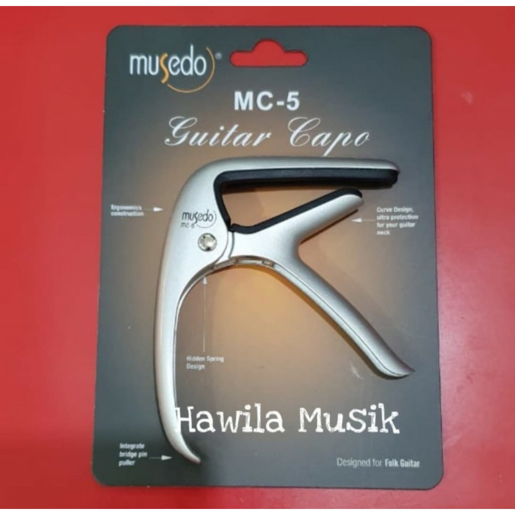 Jual Capo Guitar Capo Gitar MUSEDO MC5 , MC 4 , MC 6 , MC 1 ORIGINAL ...