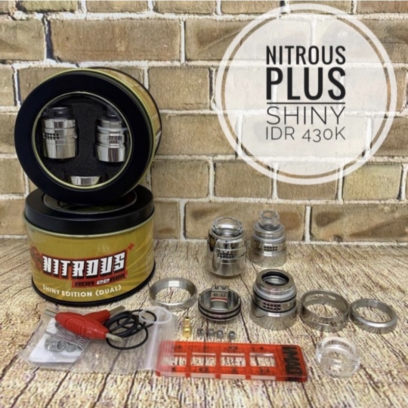 Jual AUTHENTIC RDA NITROUS PLUS SHINY EDITION | Shopee Indonesia