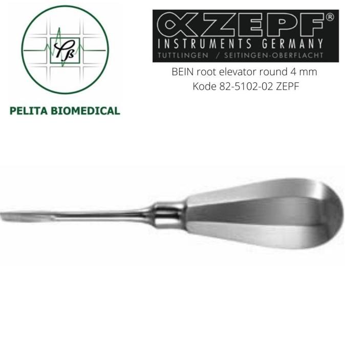 Jual BEIN root elevator round 4 mm kode 82-5102-02 ZEPF | Shopee Indonesia