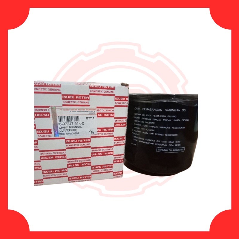 Jual OIL FILTER / FILTER OLI ISUZU ELF NKR 66 /71/NMR71 ORI ASTRA ...