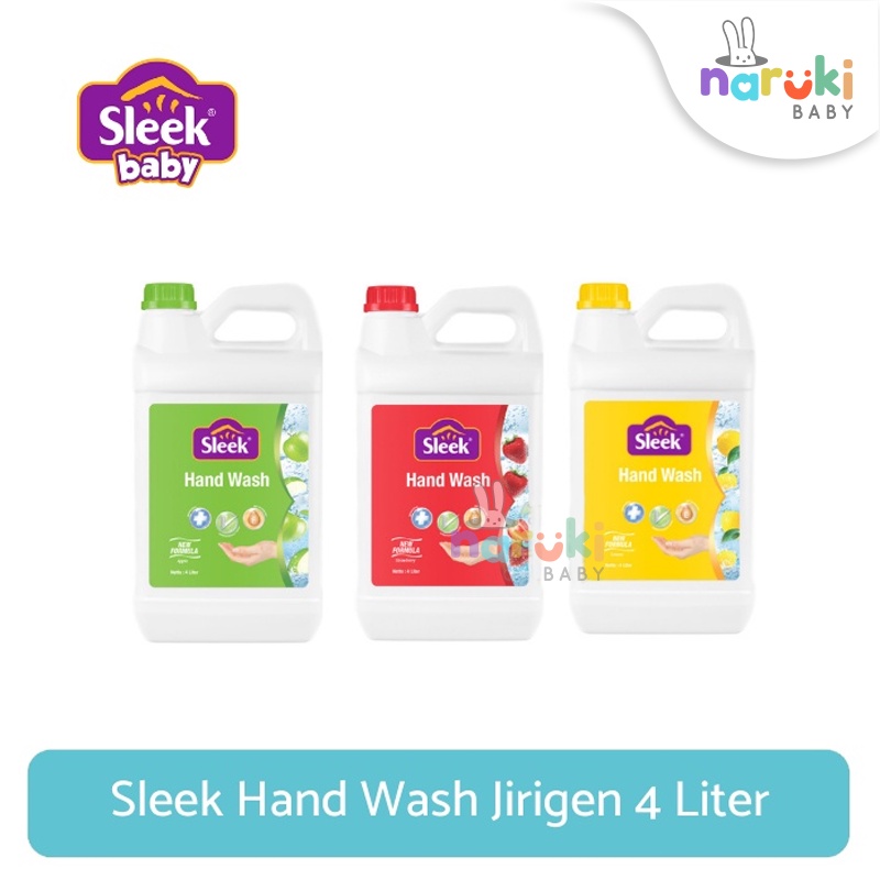 Jual Sleek Hand Wash 4L Sleek Sabun Cuci Tangan Jirigen 4 L | Shopee ...
