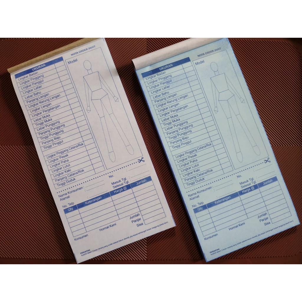 Jual NOTA JAHIT 2 PLY | Shopee Indonesia