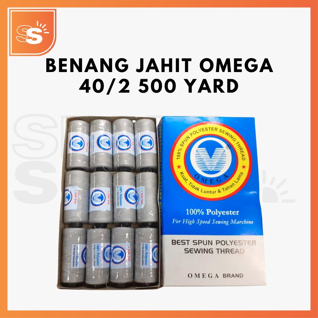 Jual Benang Jahit Omega 40/2 500 Yard | Shopee Indonesia