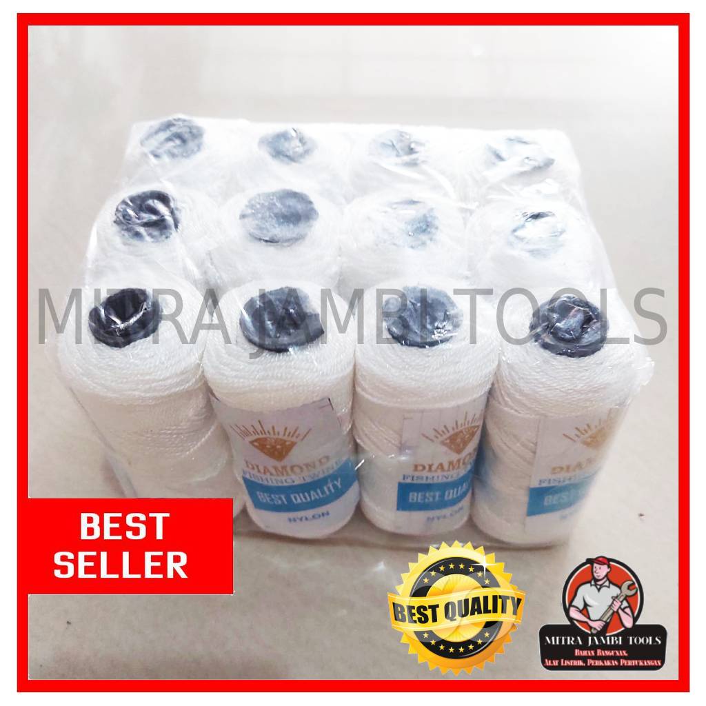 Jual BENANG TUKANG NYLON BANGUNAN JUMBO PER PAK ISI 12 ROLL | Shopee ...