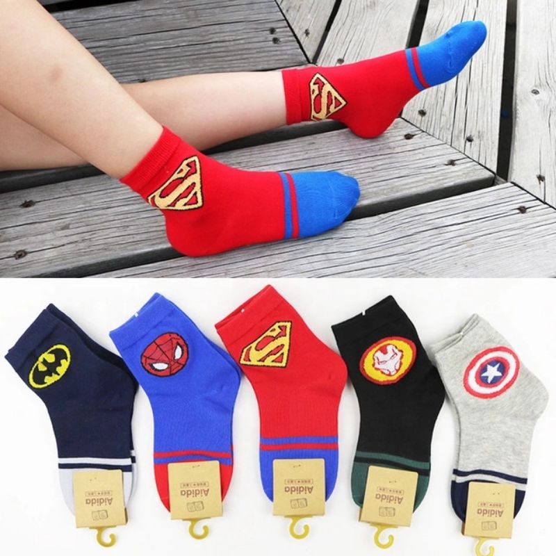 Jual Kaos kaki anak TK-SD motif superhero / kaos kaki anak karakter ... Jual Kaos kaki anak TK-SD motif superhero / kaos kaki anak karakter ...