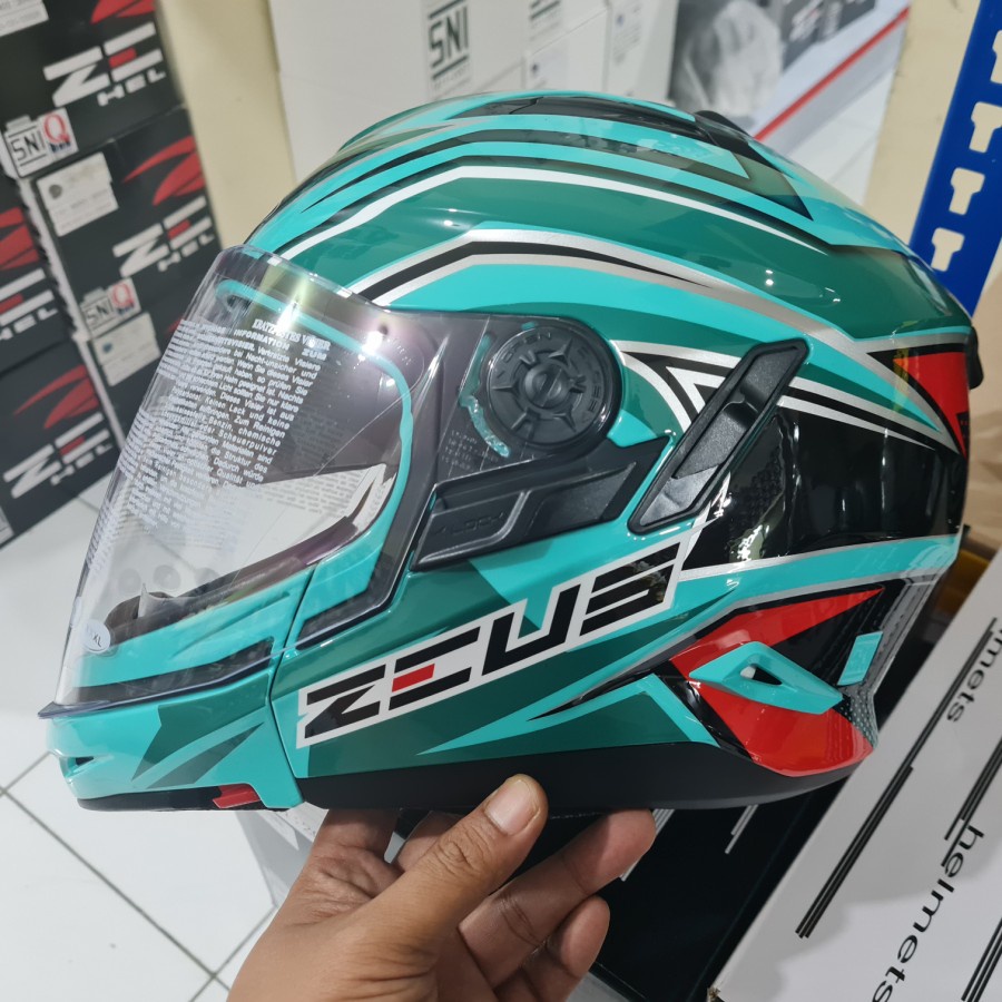 Jual ZEUS ZS613C PETRONAS GREEN/AJ26 GREEN ZS 613C | Shopee Indonesia