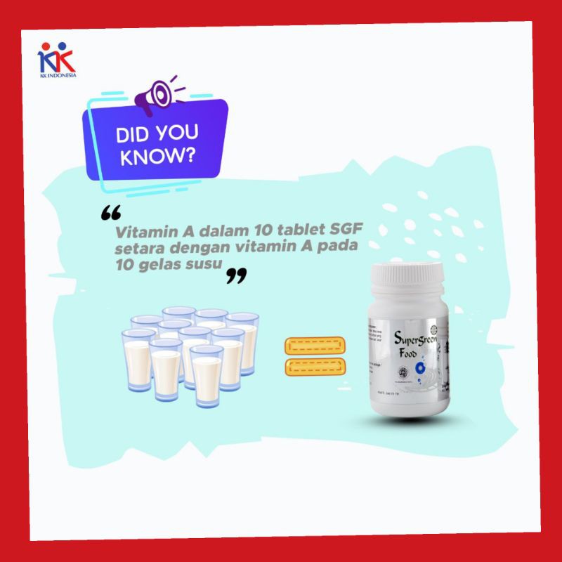 Jual Super Green Food (SGF) Isi 50 tablet 150 tablet dan 600 tablet | Shopee Indonesia