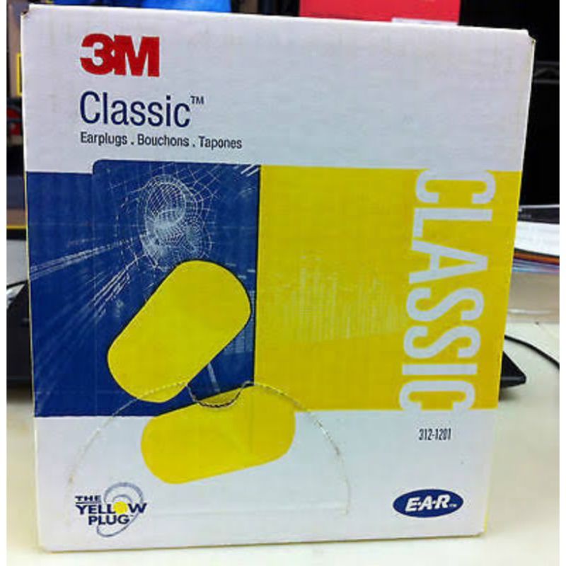 Jual EARPLUG 3M 1250 Yellow classic Sepasang Penyumbat Telinga anti ...