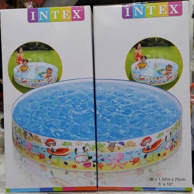 Jual Kolam Renang Intex 56451 Sea Beach/Kolam Jadi Intex/swimming pool ...