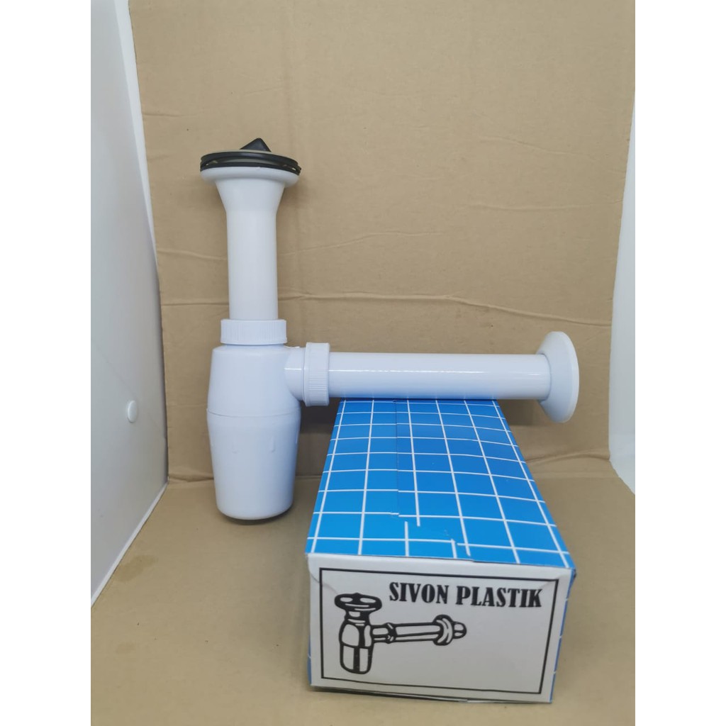 Jual Sifon Botol PVC Afur Pembuangan Air Wastafel Plastik Sivon Plastik ...