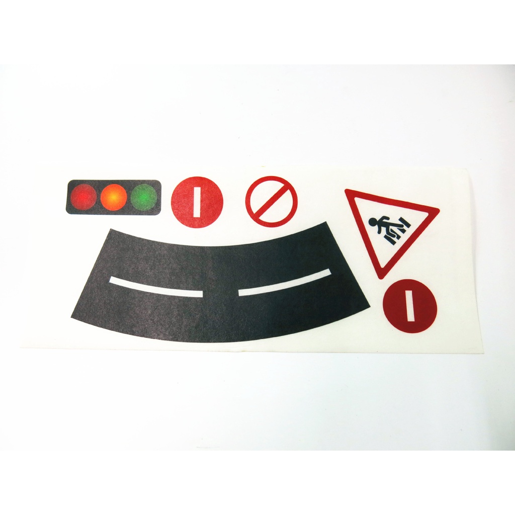 Jual [LOGU] Mainan stiker jalan raya, Stiker rel kereta api, Road ...