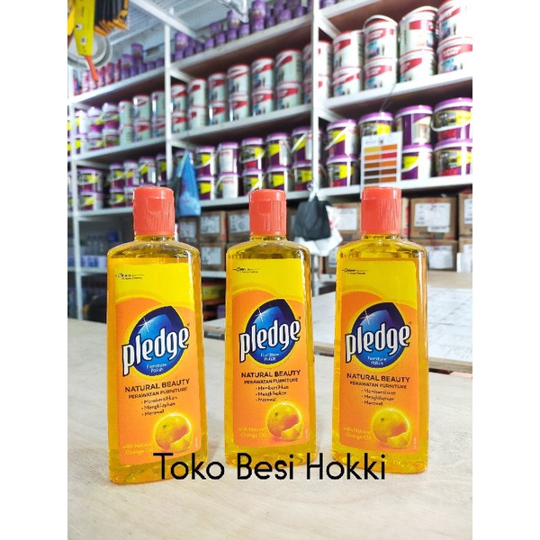 Jual Pledge Natural Beauty Orange Oil / Kilat Kayu / Membersihkan Kayu ...