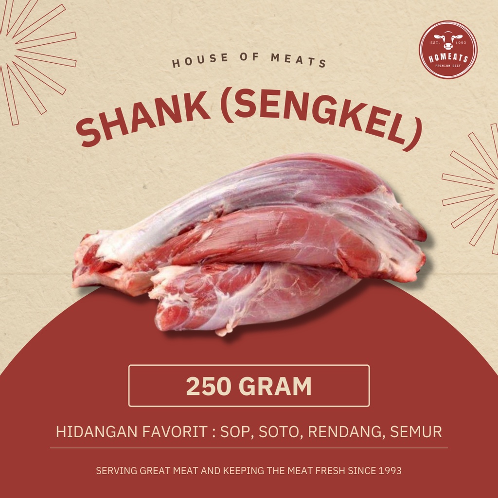Jual Daging Sapi Segar Sengkel Shank 250 Gram | Shopee Indonesia