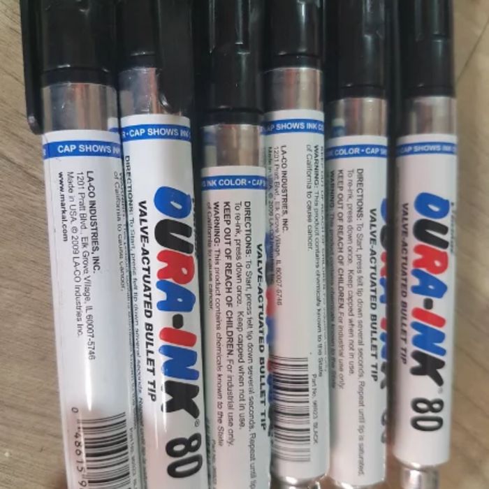 Jual Paint Tube Marker DURA-INK 80 Spidol Permanent USA | Shopee Indonesia