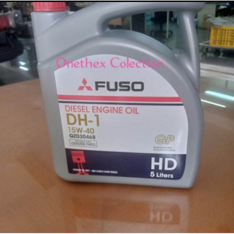 Jual Oli Mesin Colt Diesel Canter/Fuso 15W-40 DH 1 Original Mitsubishi 5 L QZ030468 | Shopee ...