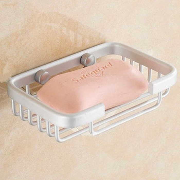 Jual Rak Tempat Sabun Shampoo Kamar Mandi Stainless Anti Karat Tempel ...