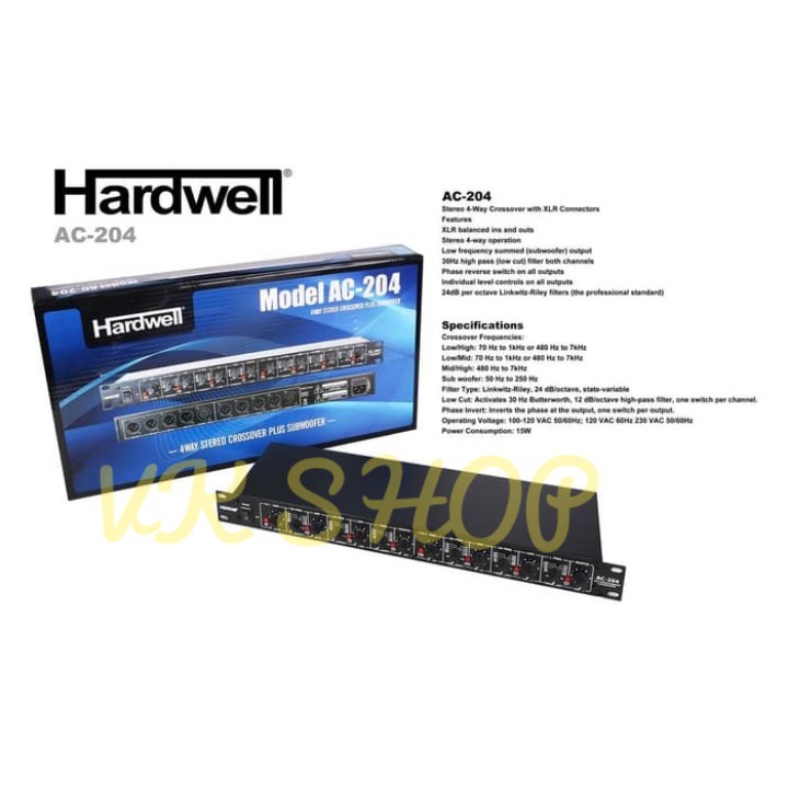 Jual CROSSOVER HARDWELL AC 204 ORIGINAL AC204 STEREO 4 WAY PLUS ...