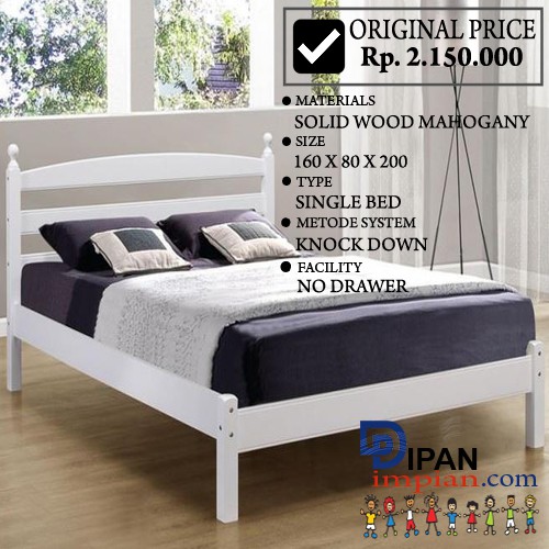 Jual DIPAN TEMPAT TIDUR MINIMALIS MODEL QUEEN BED DUCO | Shopee Indonesia