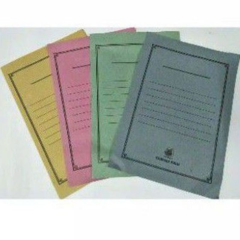 Jual Stop Map Kertas 1 Pak 1 Warna isi 50 lembar | Shopee Indonesia