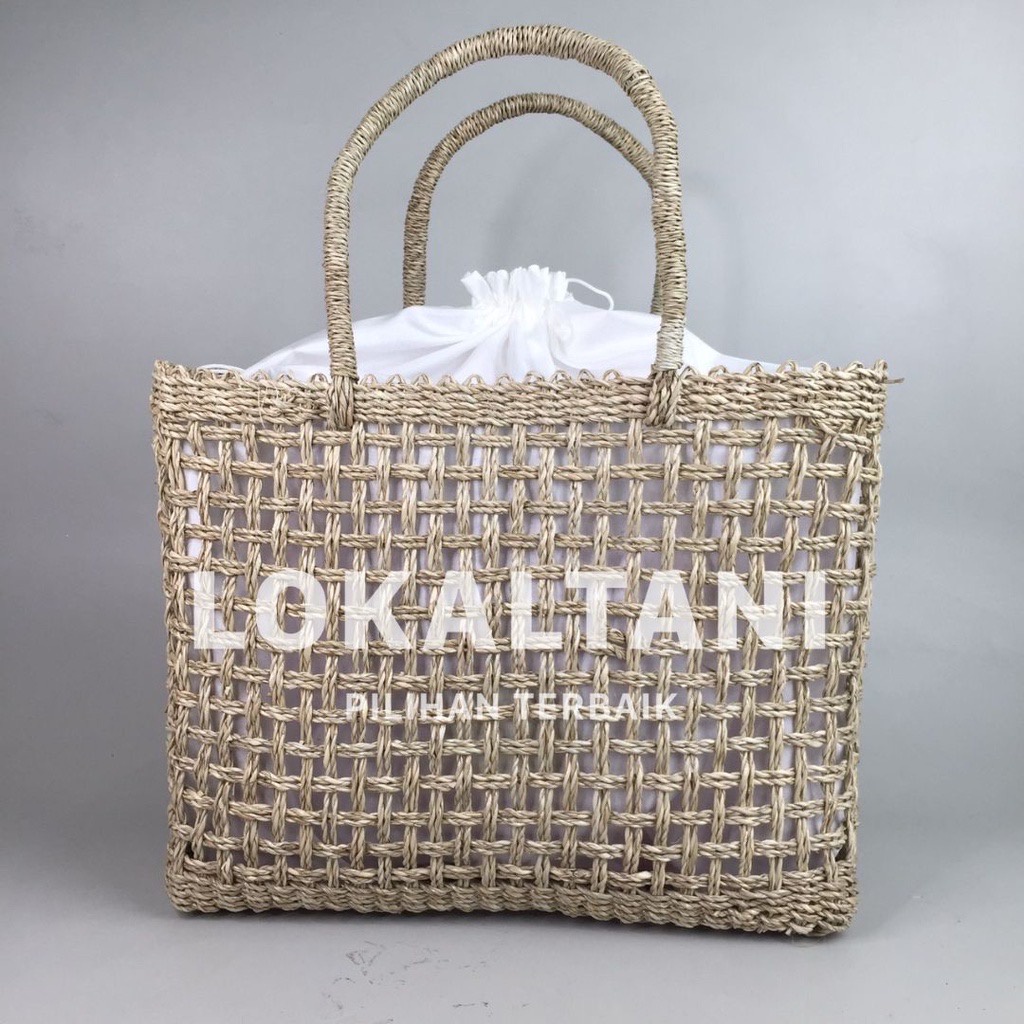 Jual Tas Rara Piknik Polos / Tas Etnik Anyaman Pandan / Tas Souvenir ...