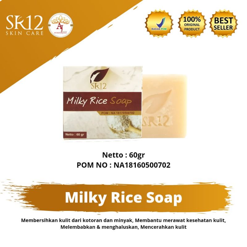Jual MILKY RICE SOAP SR12 | Shopee Indonesia