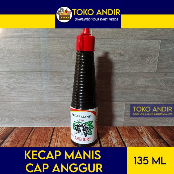 Jual Kecap Manis Anggur Botol Plastik 135ml Kecap Kental Rasa Manis ...