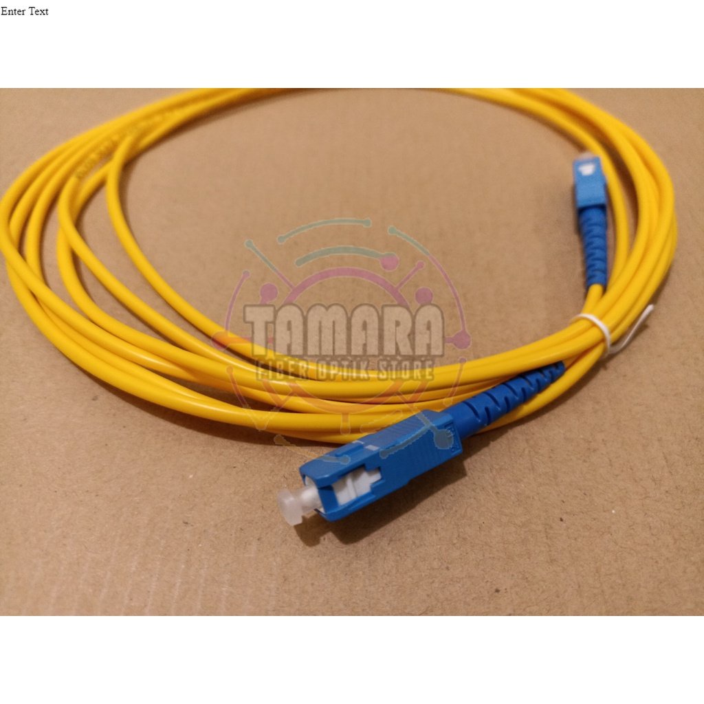 Jual Kabel patchcord fiber optik sc upc panjang 3 meter 3mm patchord 3m ...