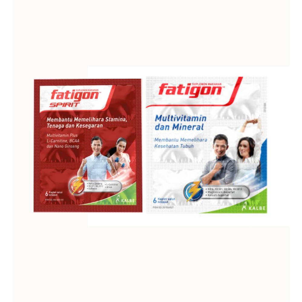 Jual Fatigon Caplet Multivitamin dan mineral | Shopee Indonesia