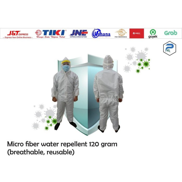 Jual Medis-Seragam- Apd / Hazmat Suit Micro Fiber 120 Gram ...