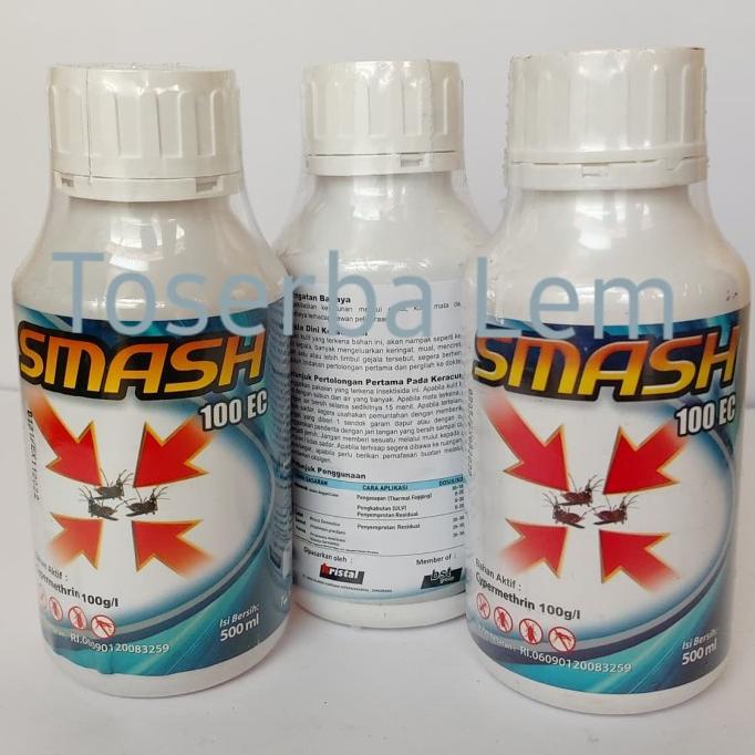 Jual smash 100 ec obat foging DBD untuk nyamuk kecoa lalat | Shopee ...