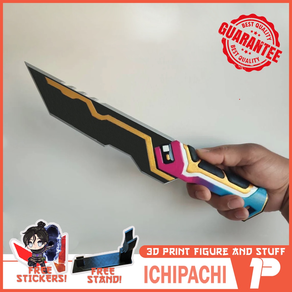 Jual Replika Figure Glitchpop Dagger Valorant Skala 1:1 Real Life Size ...