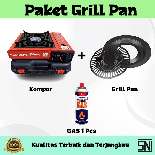 Jual Kompor Portable Paket Barbeque Grill Paket Suki Shabu Plus Tabung ...