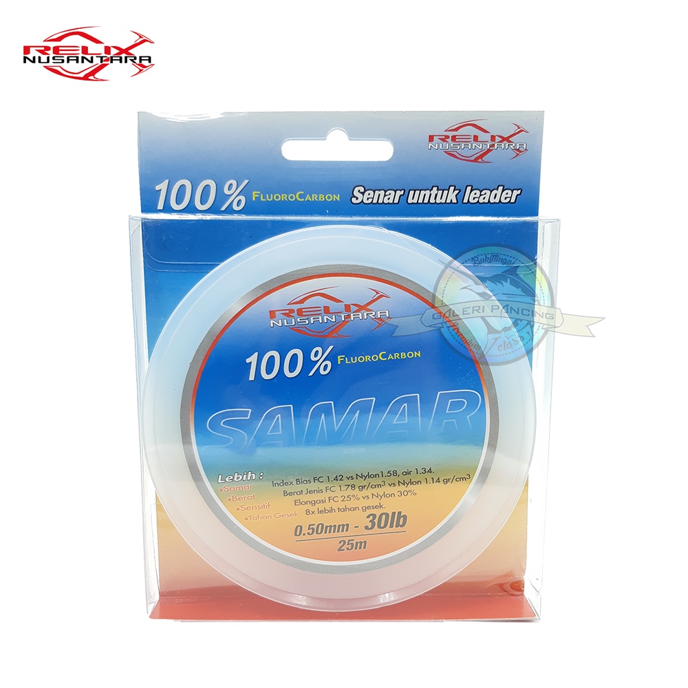 Jual Senar Leader Relix Nusantara Samar Flurocarbon Semua Ukuran | Shopee Indonesia
