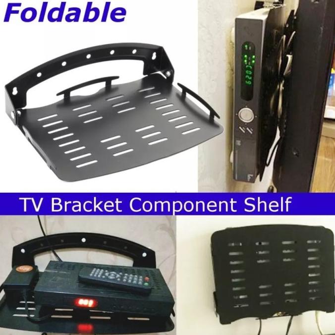 Jual Ambalan Rak Besi Bracket Dvd Dvr Cctv Rak Dinding Router Tv Setup ...