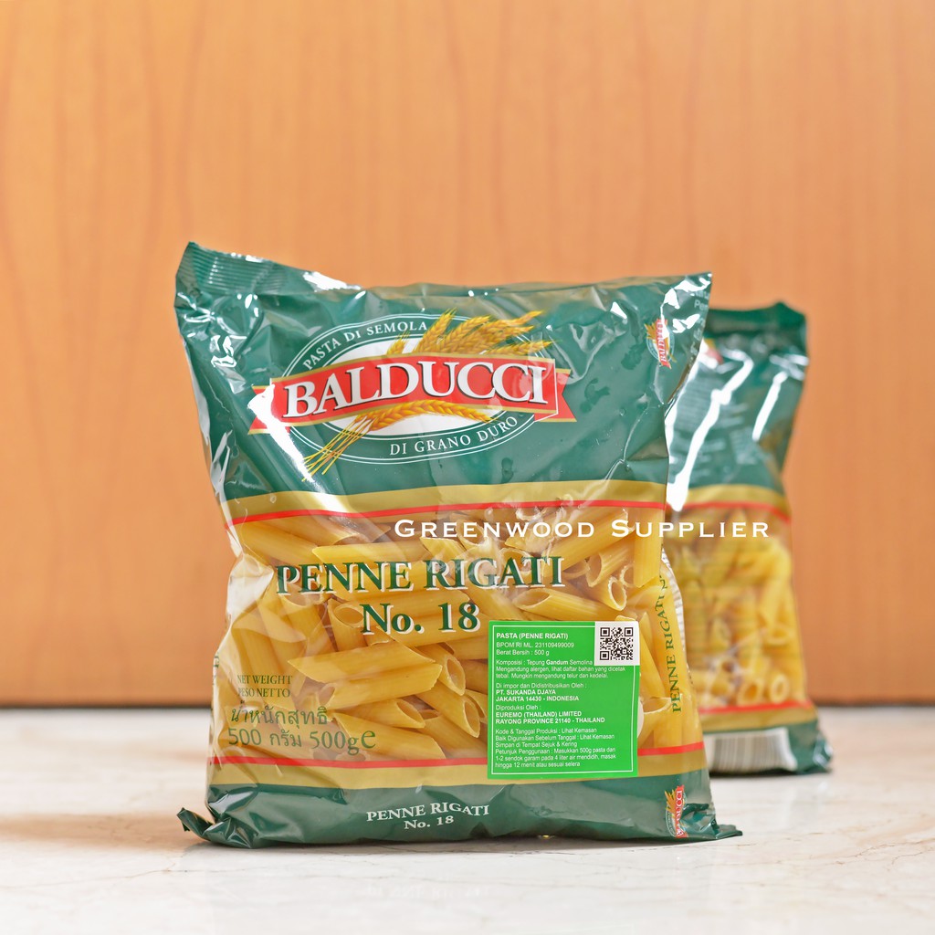 Jual Balducci Pasta Penne Rigati (500g) | Shopee Indonesia