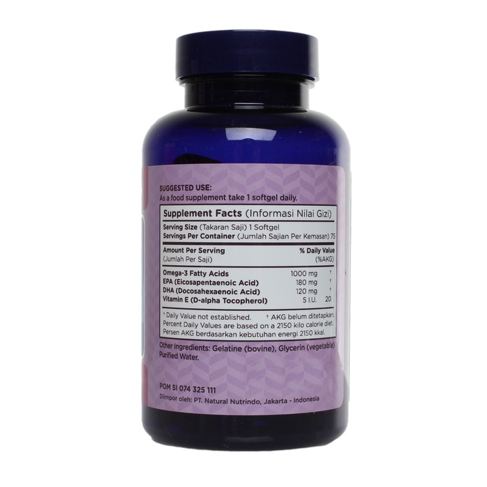 Jual TUBUH-KEKEBALAN-SISTEM- WELLNESS OMEGA-3 FISH OIL 1000MG / OMEGA 3 ...