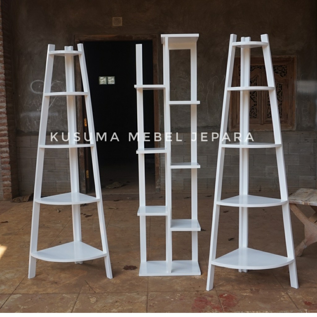 Jual Rak Hias Susun Kayu Mahoni - Tinggi 150cm | Shopee Indonesia