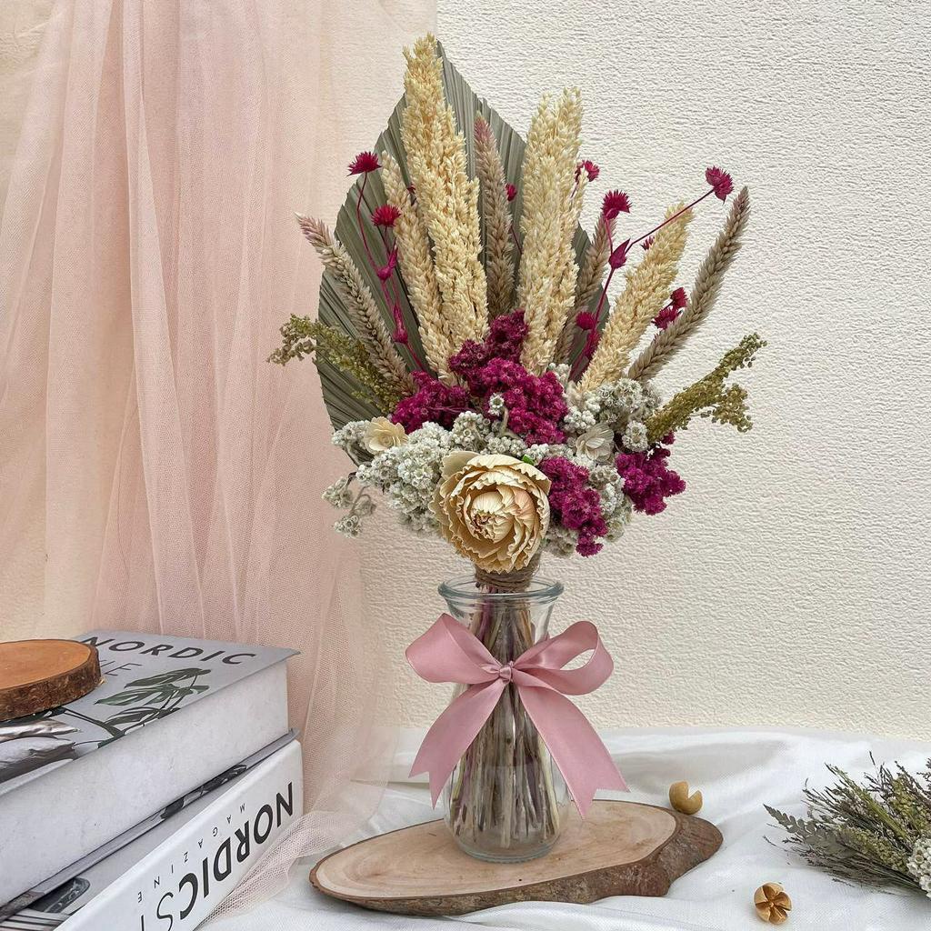 Jual Satu Set hiasan bunga kering dekroasi ruangan rumah cantik ...